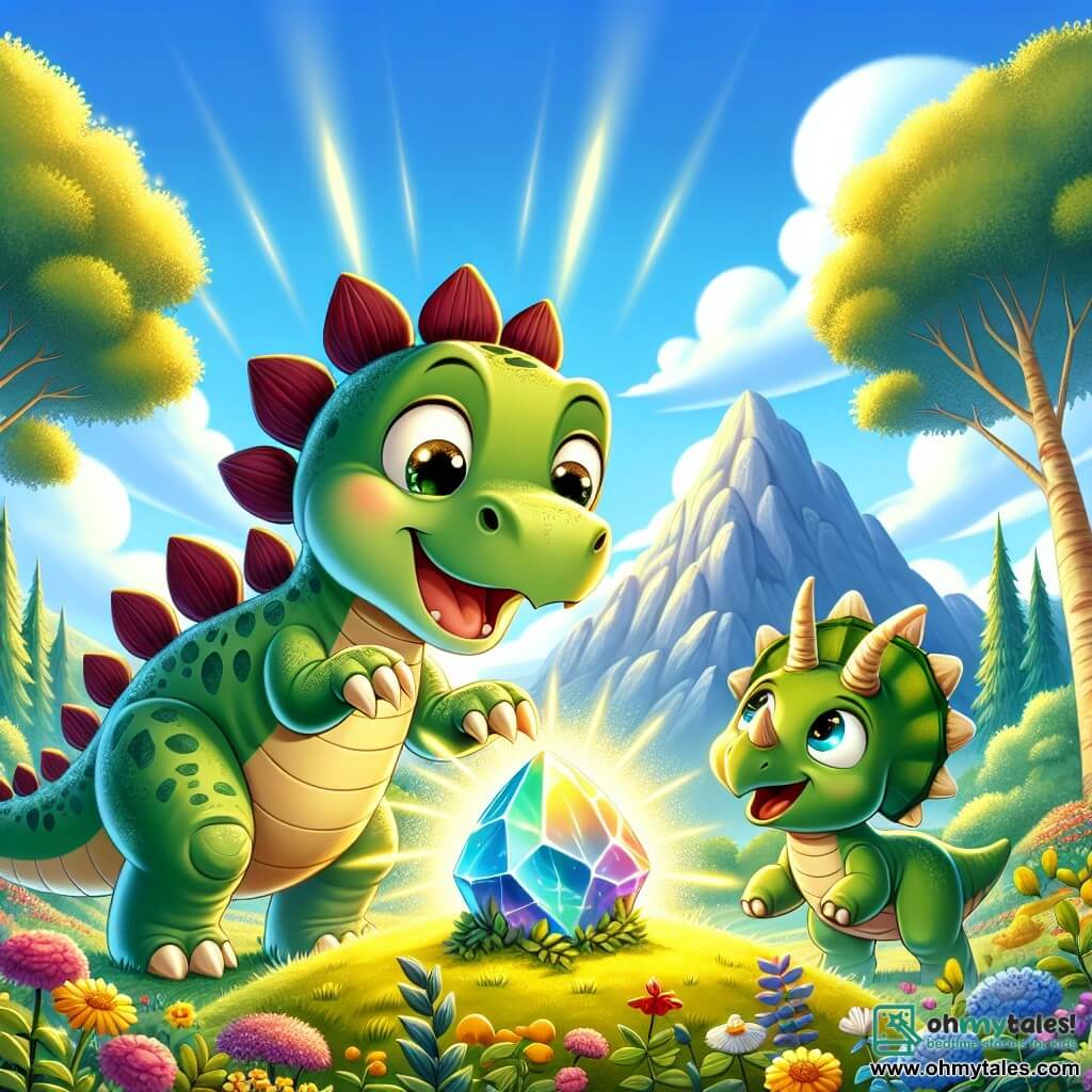 Spike's Shiny Adventure | Dinosaur story | 1-2 years | Fantastic story