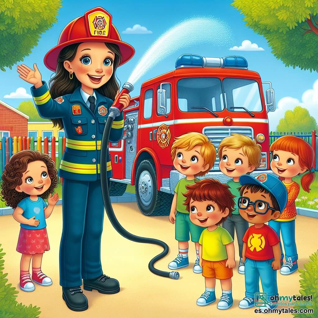 Ana, la bombera valiente | Cuento de Bombero | 1/2 años | Cuento sobre ...