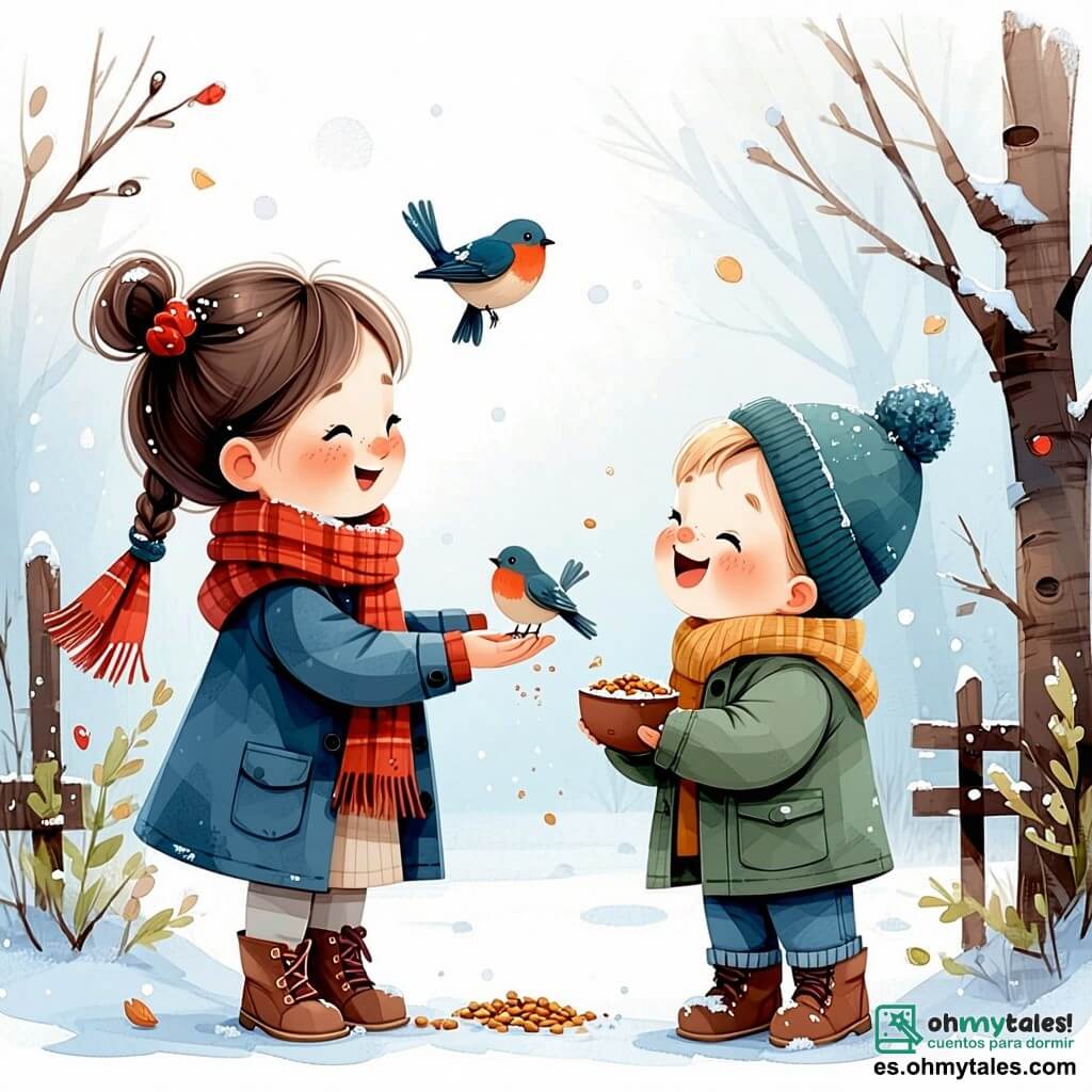 🎧 Magia Invernal en el Pueblo | Cuento sobre el invierno | 1/2 años ...