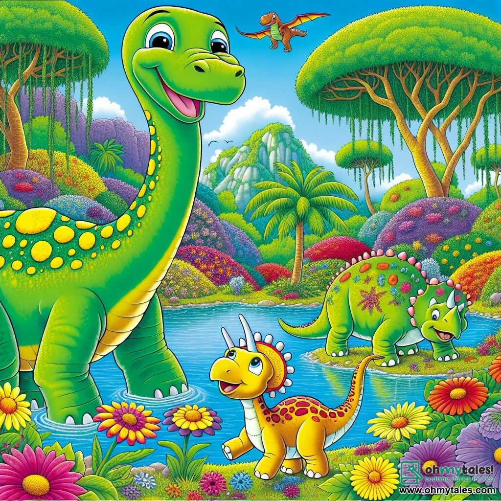 Dippy's Island Discovery | Dinosaur story | 3-4 years old | Fantastic story