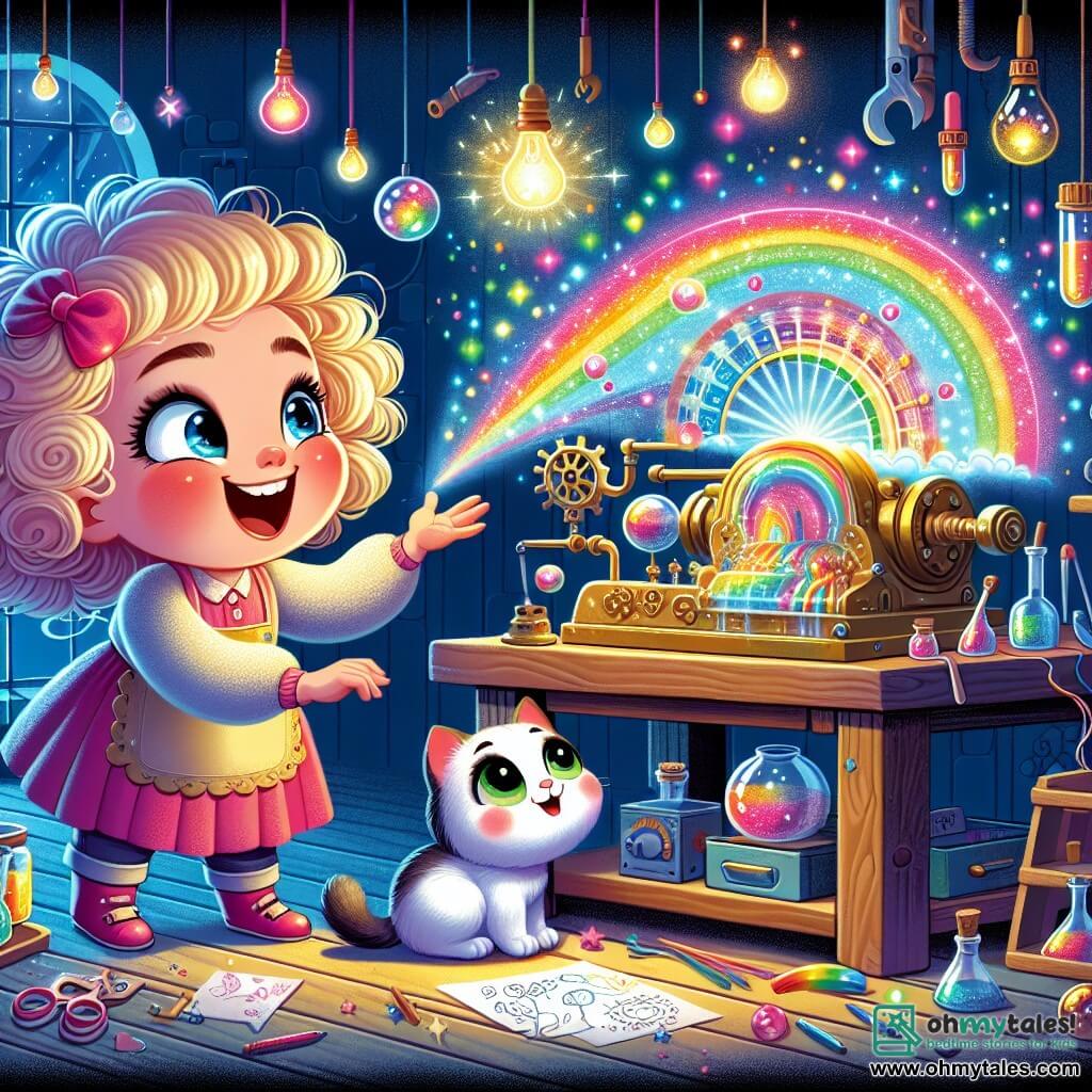 The Rainbow Maker's Magic | Wacky invention story | 5-6 years old | Funny story