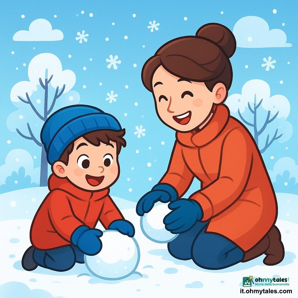 Matteo e la prima neve | Storia sull'inverno | 3/4 anni | Storia educativa