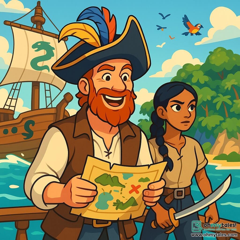 🎧 Treasure Beyond the Waves | Pirate story | 11-12 years old | Audio ...