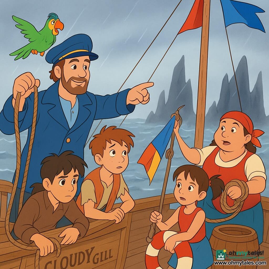 Captain Milo and the dancing flags of the Fog Teeth | Pirate story | 9 ...