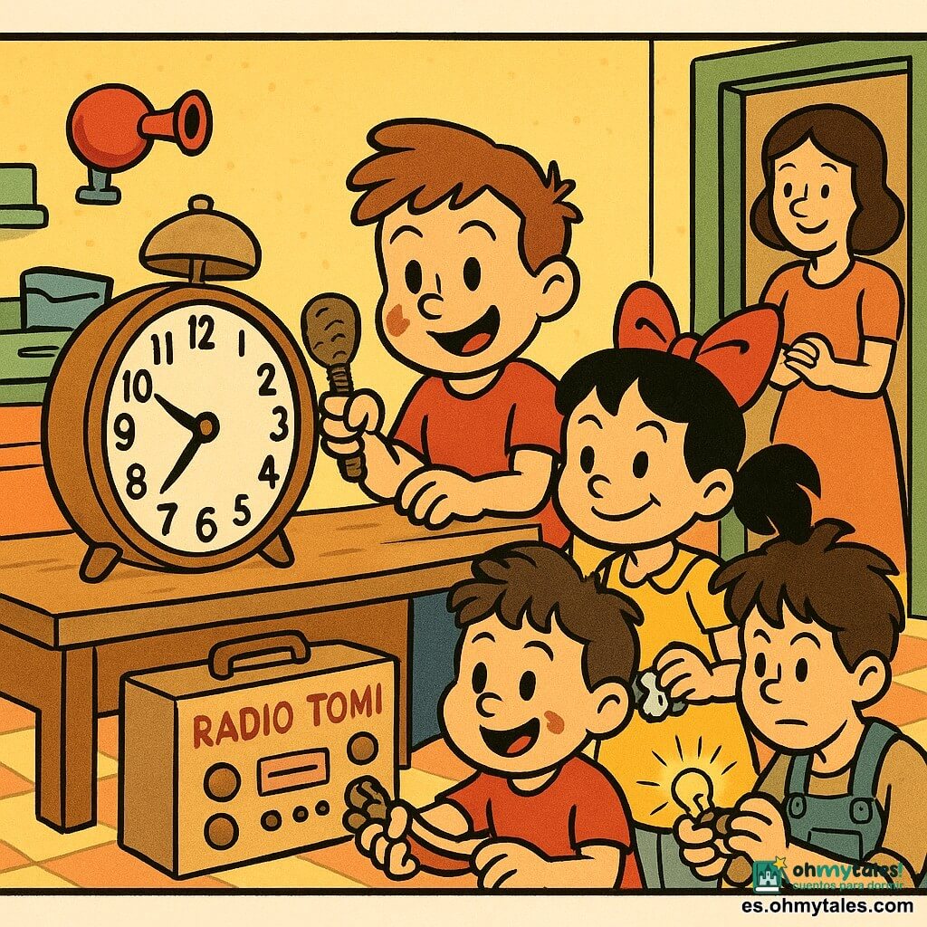 Radio Tomi y el reto imposible del señor Don Tictac | Cuento de desafío ...