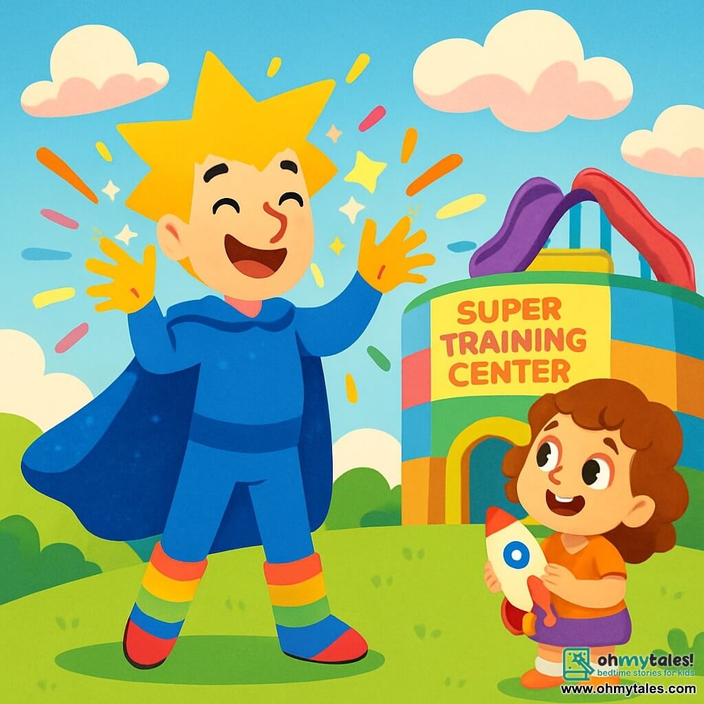 💬 Captain Gigglebeam and the Little Heroes’ School | Superhero stories ...