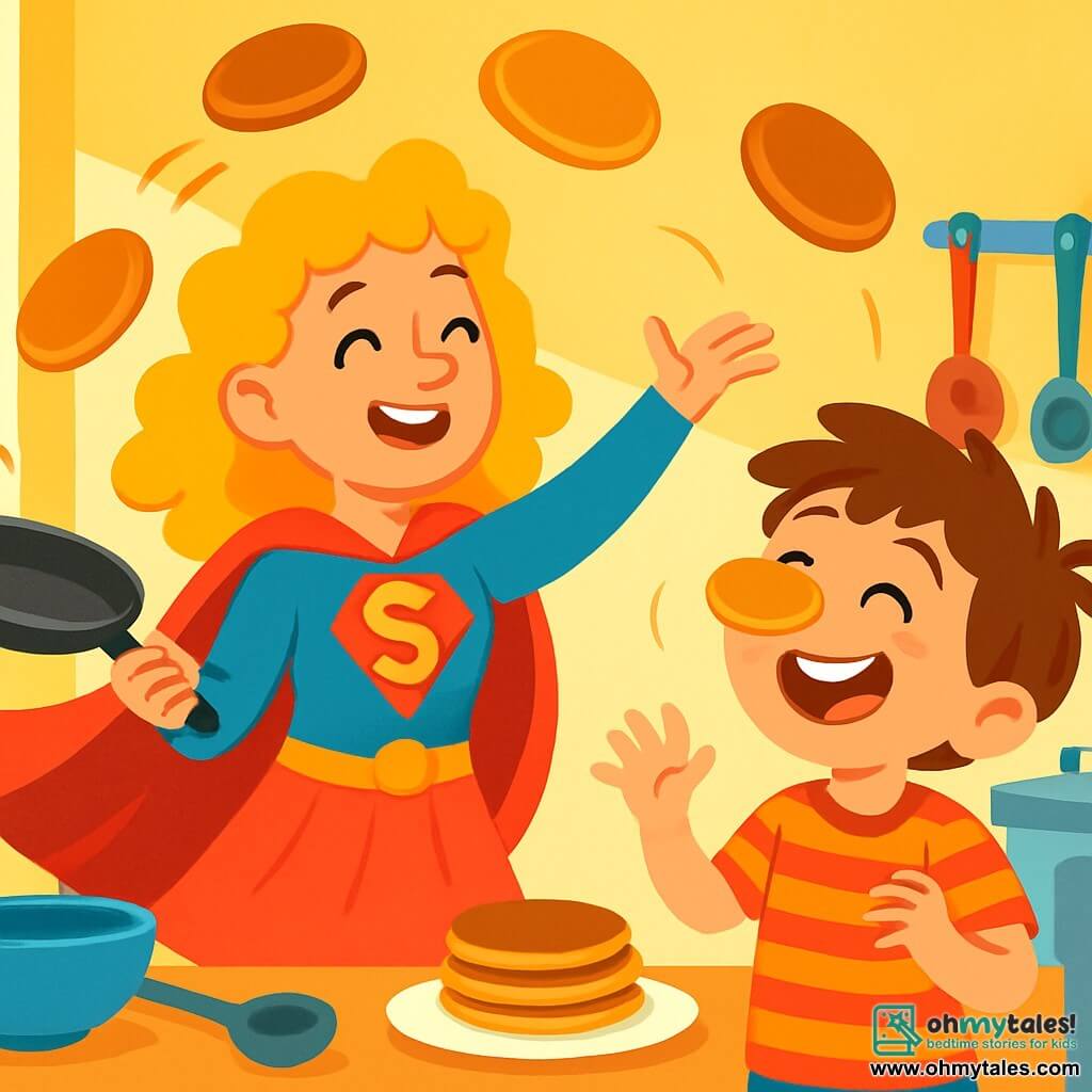 The Great Pancake Adventure of Super Sally and Clumsy Carl | Comedic ...
