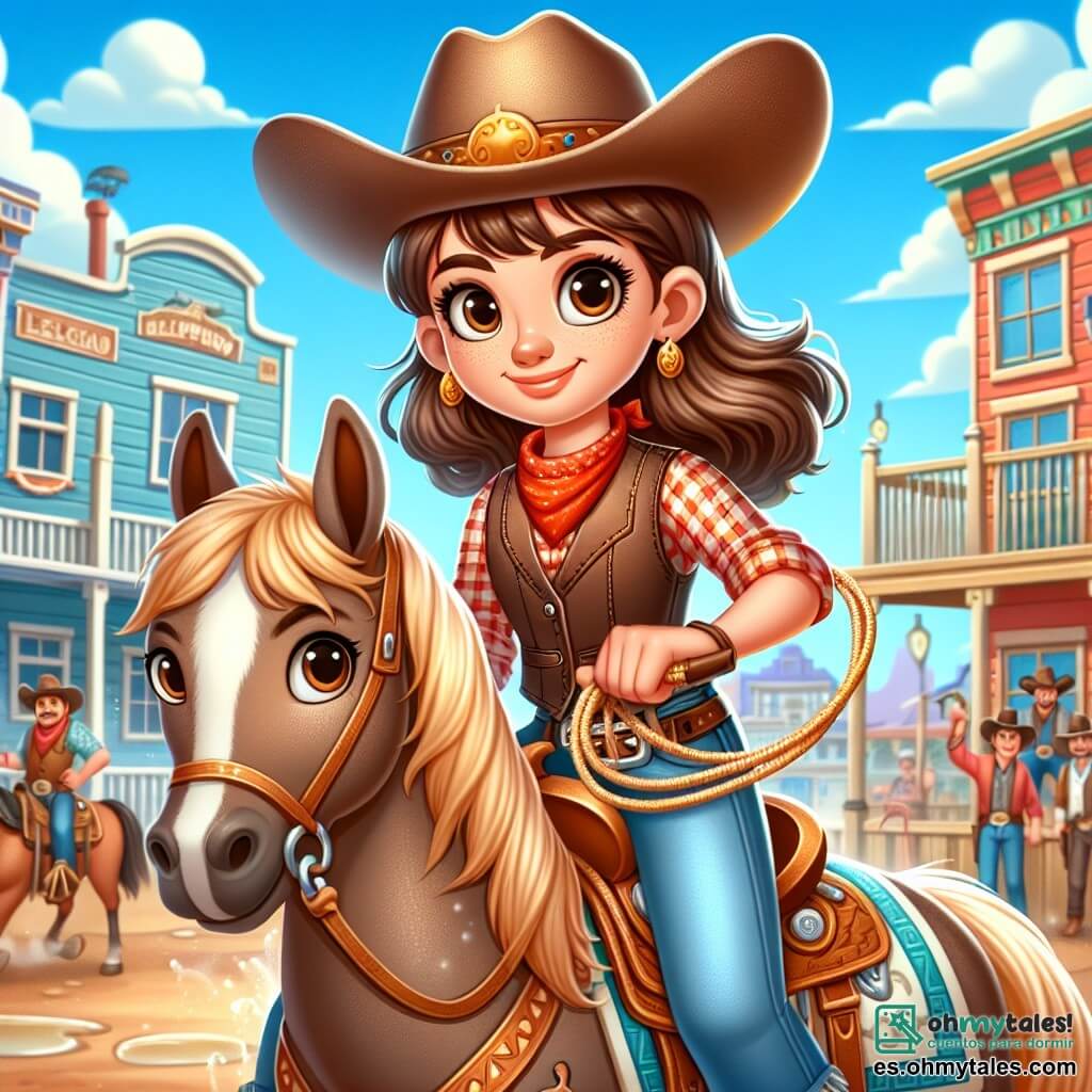 💬 La Gran Aventura de Valeria en el Lejano Oeste | Cuento de vaquero ...