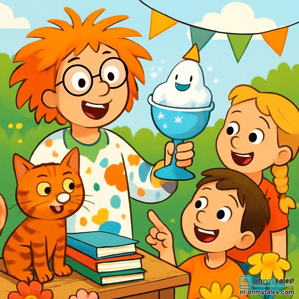 mevrouw wonderwijs en de nooitsmelt-ijsbeker | Grappig verhaal | 7/8 ...