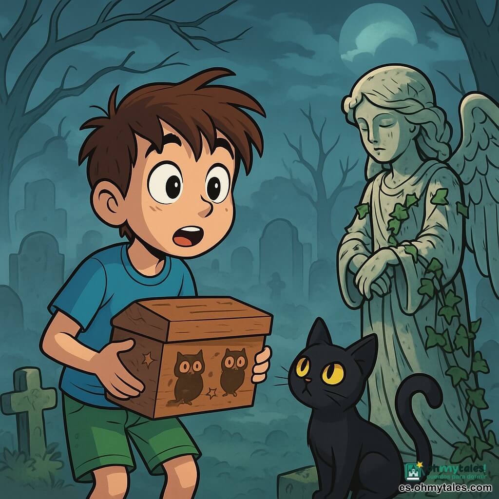 El enigma de la oscuridad y el gato de los secretos | Cuento aterrador ...