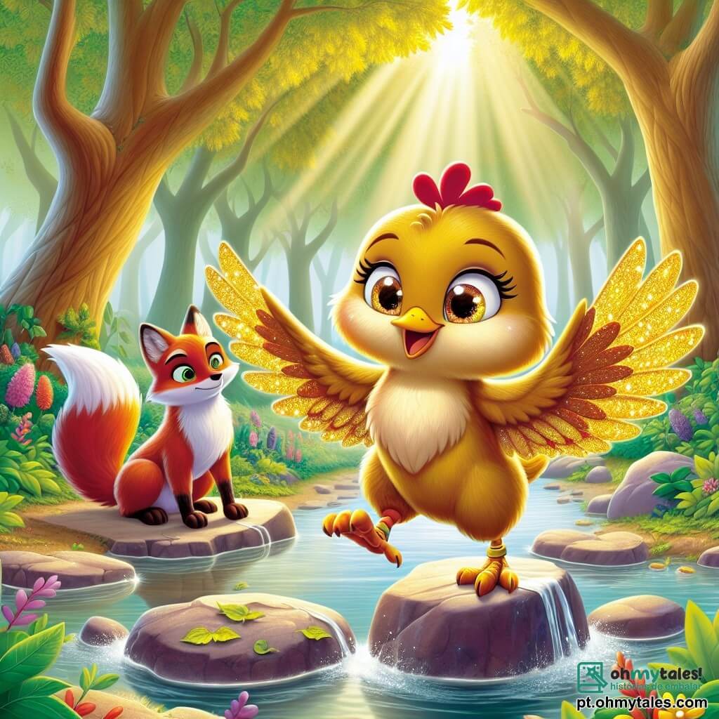 Dona Pinta e a Coragem do Bosque | Conta | 5 a 6 anos | Contos de animais