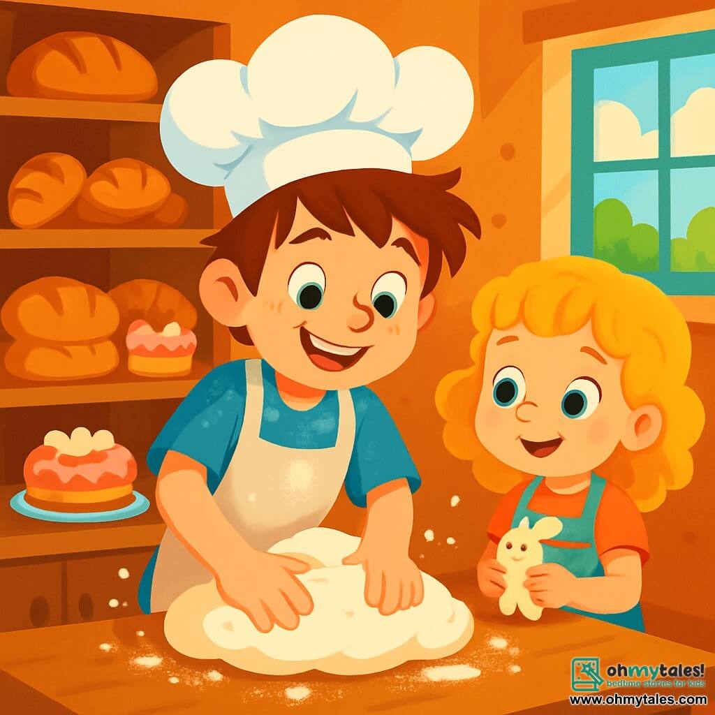 🎧 The Little Baker and the Magic Dough | Baker's story | 5-6 years old ...