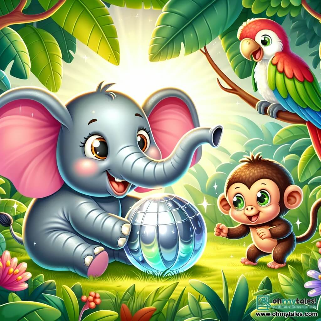 the mystery of the shiny jungle treasure | Funny story with an animal ...