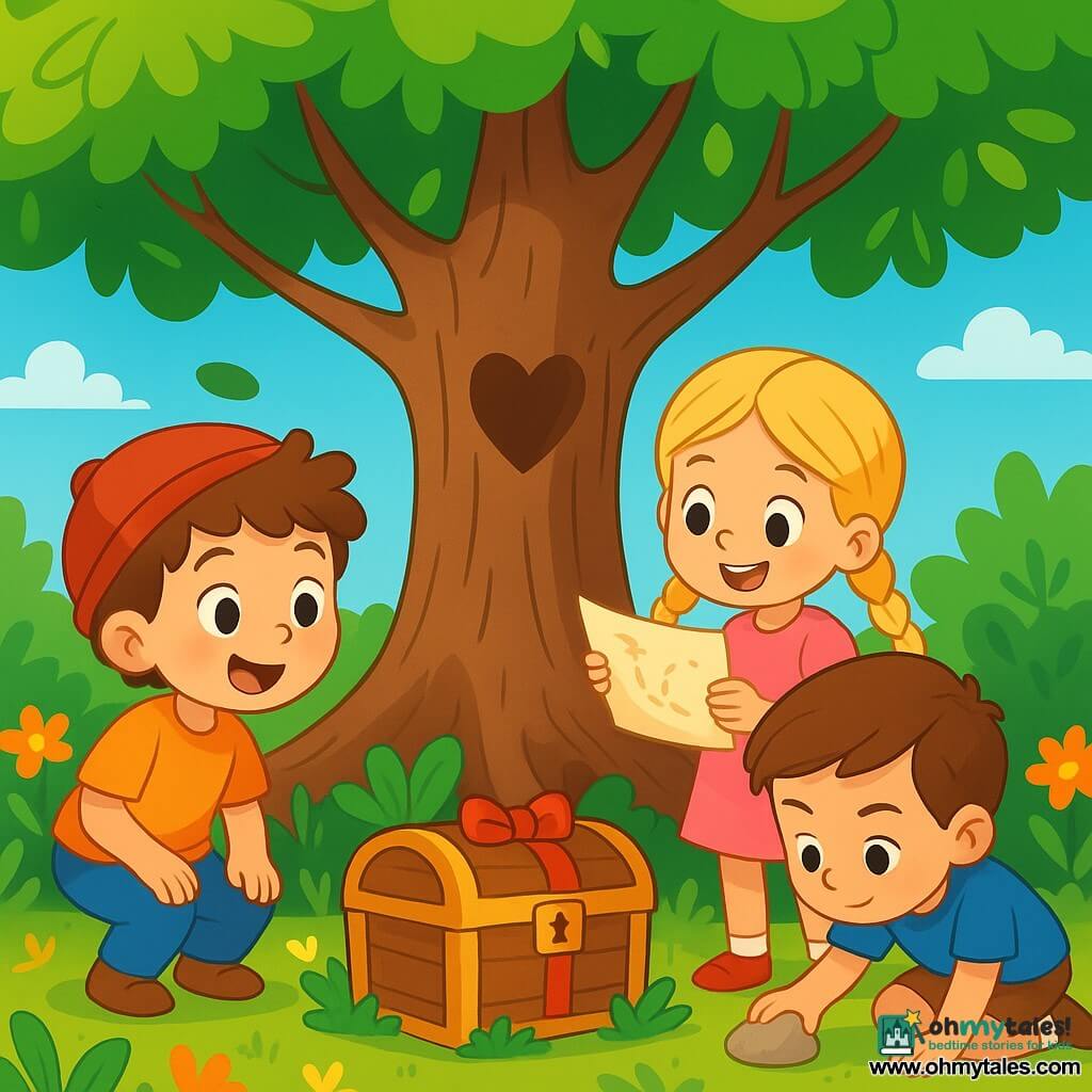 Leo and the heart-knot treasure map | Hidden treasure story | 3-4 years ...