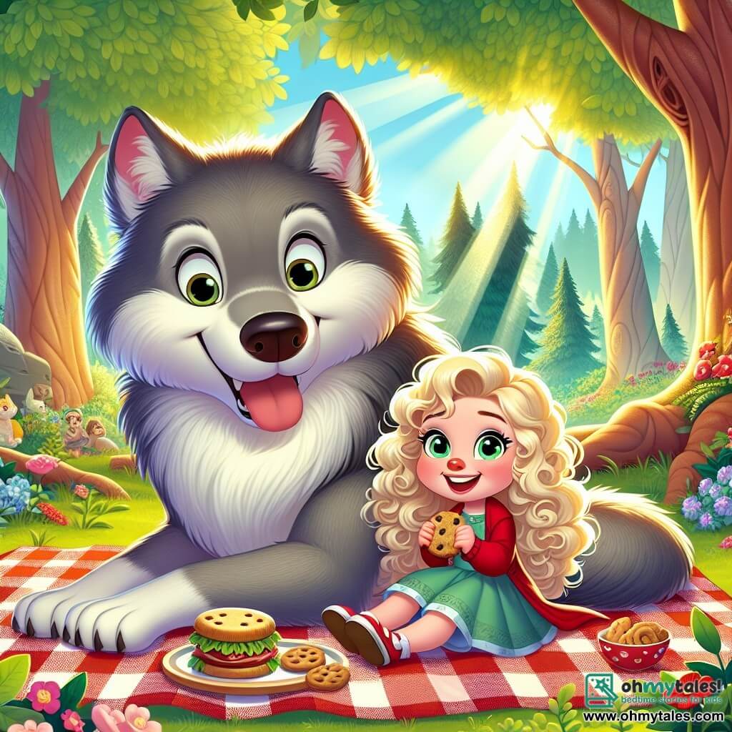 🎧 Lily and the Kind Wolf | Big bad wolf | 5-6 years old | Audio story ...