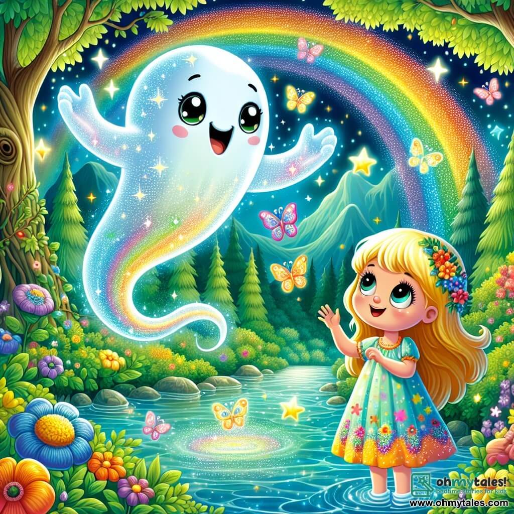Lily and the Sparkling Ghost | Story of a fantasy creature | 3-4 years ...