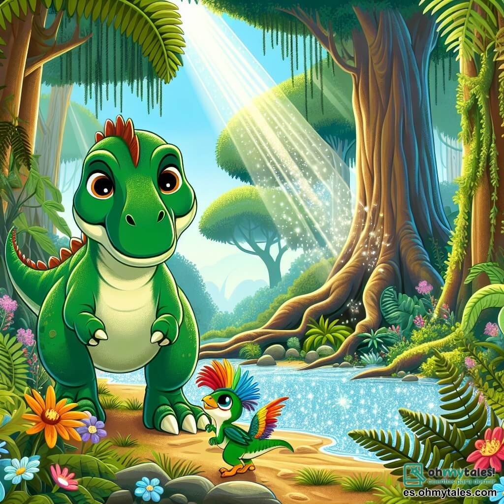 🎧 Tito y el tronco travieso | Cuento de dinosaurio | 1/2 años ...