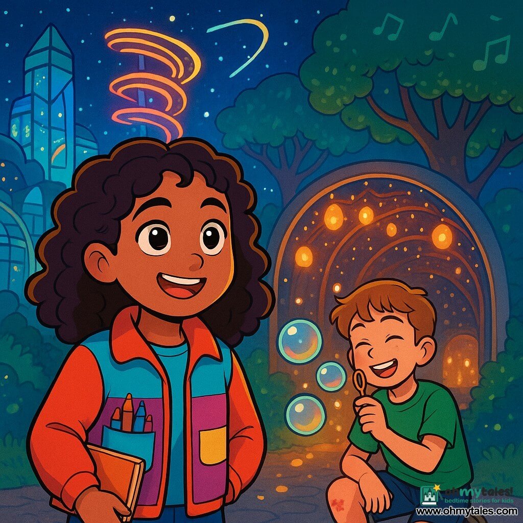 Luna and the Secret of Neonopolis | Story of a futuristic city | 9-10 ...