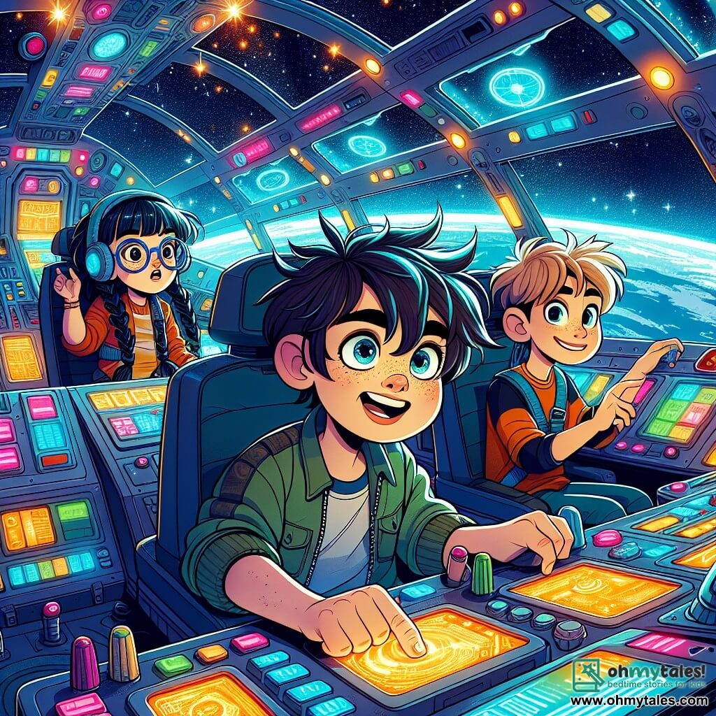 💬 Leo's Journey Beyond the Stars | Space travel story | 9-10 years old ...