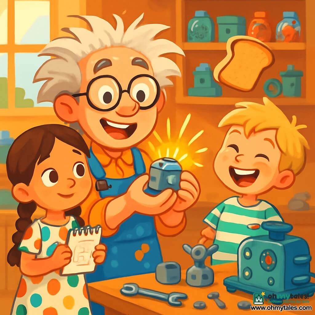 Mr. Tinker's parade of polite machines | Wacky invention story | 7-8 ...