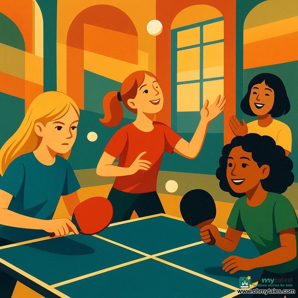 The Ping-Pong Adventure of Friendship and Fun | Story about sport | 9 ...