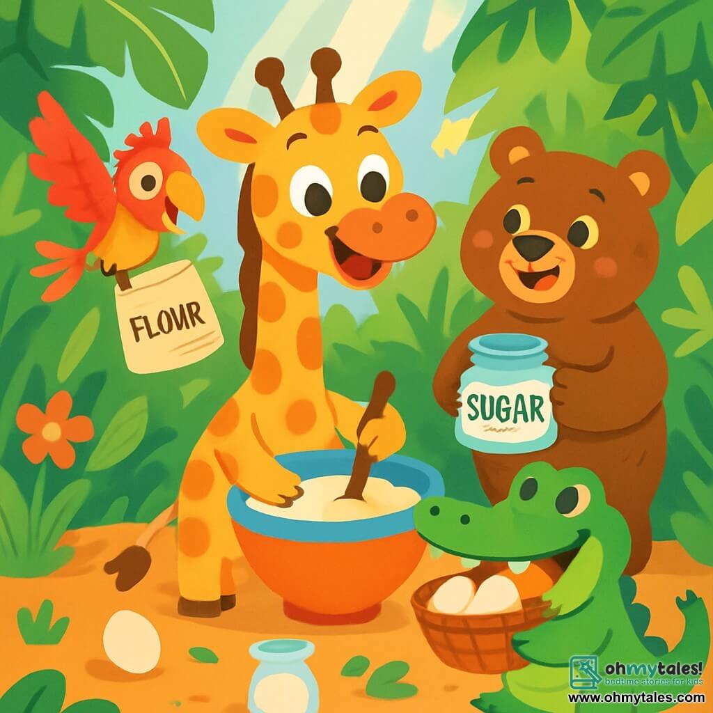 Georgie's Jumbo Jungle Cake Adventure | Funny story with an animal | 1 ...