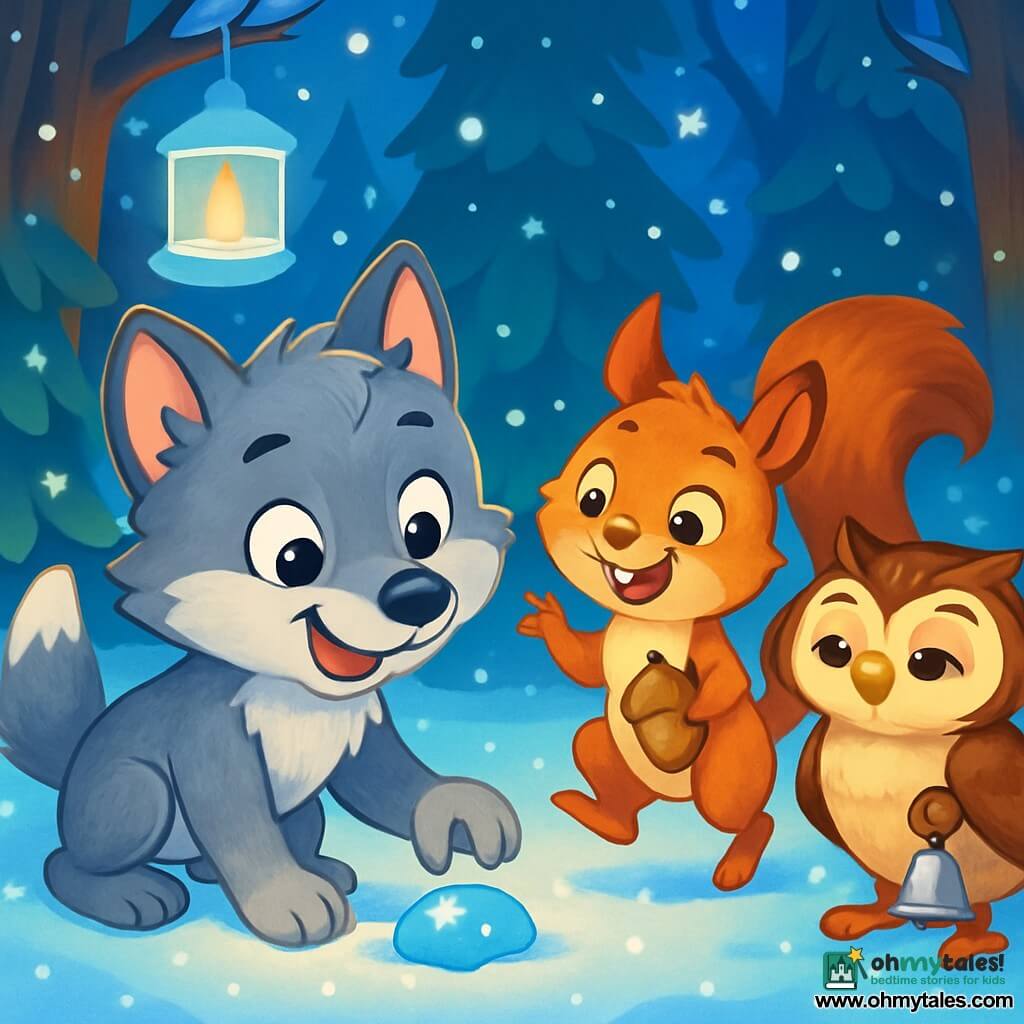 💬 Little Wolf's New Year Adventure | Story about New Year's celebration ...