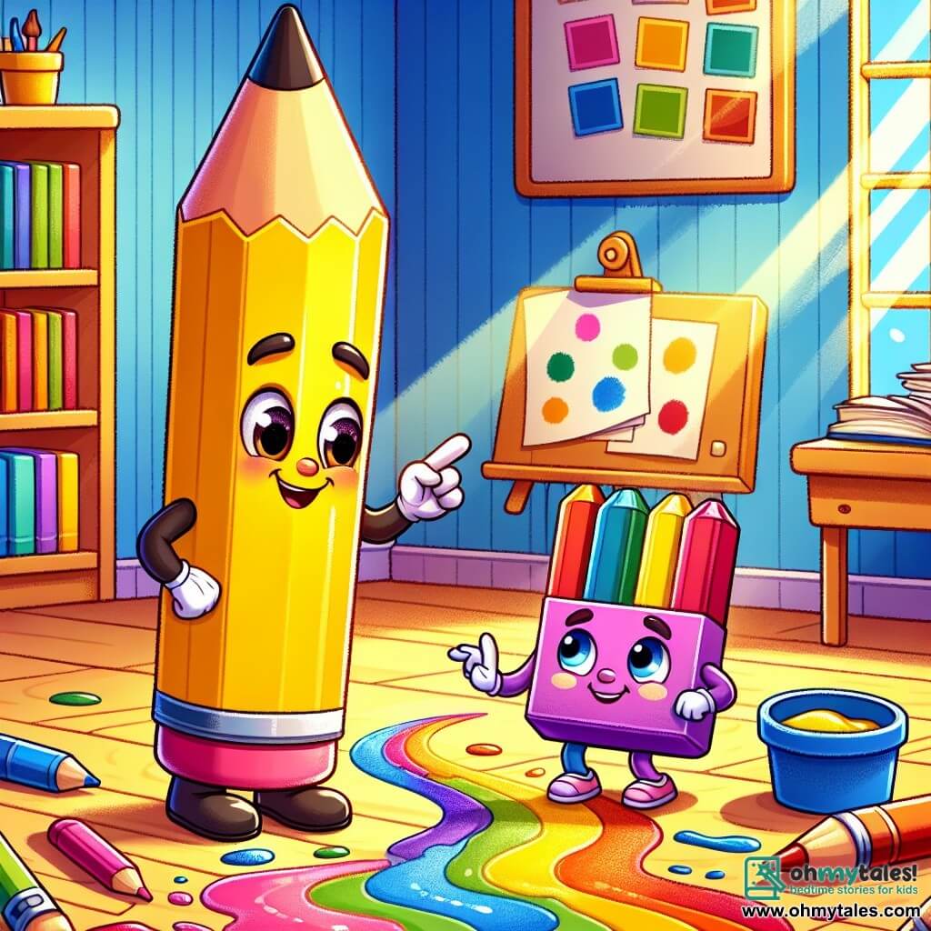 The Rainbow Rescue | Story of little detectives | 5-6 years old ...