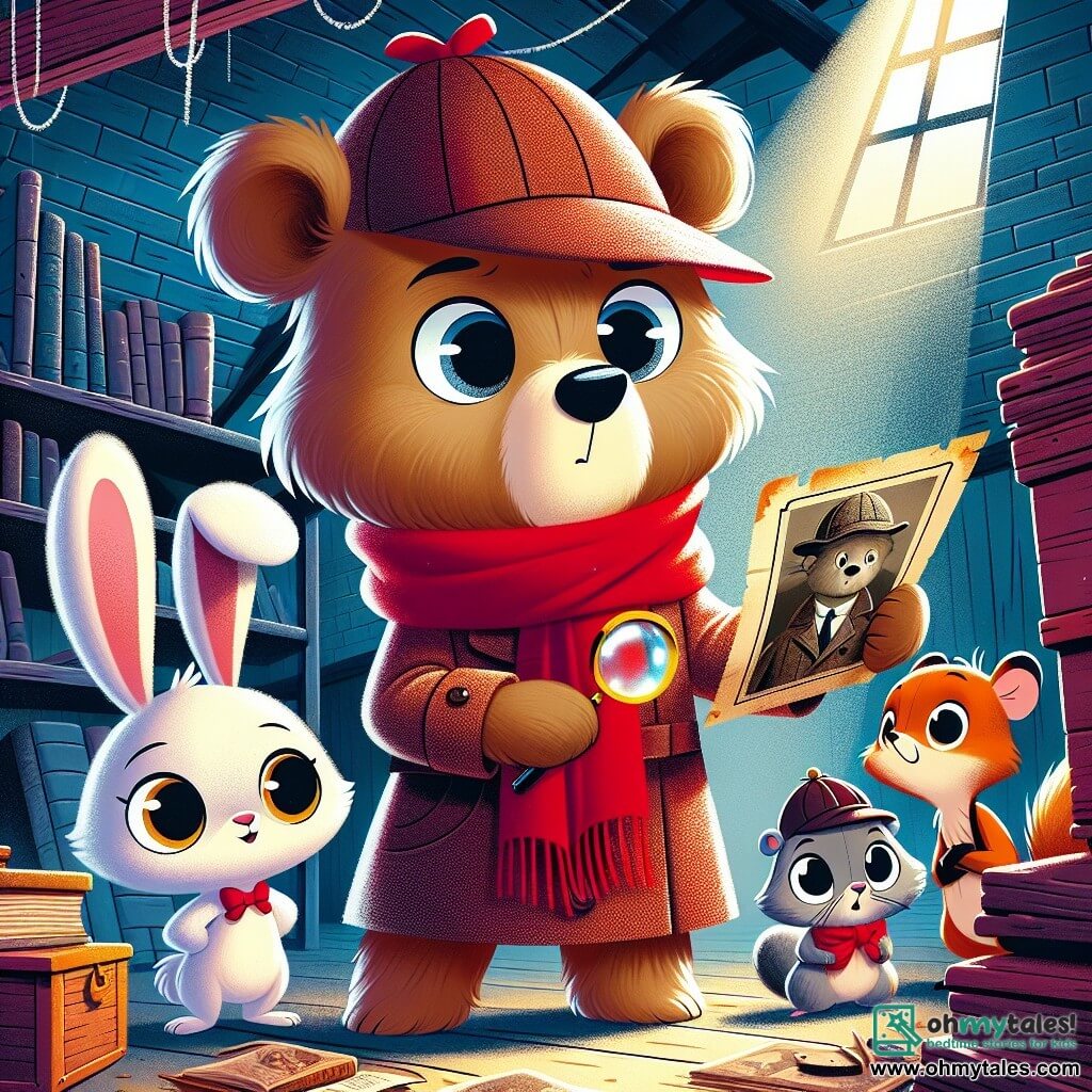 💬 Detective Bear and the Mystery of the School Bell | Story of little ...