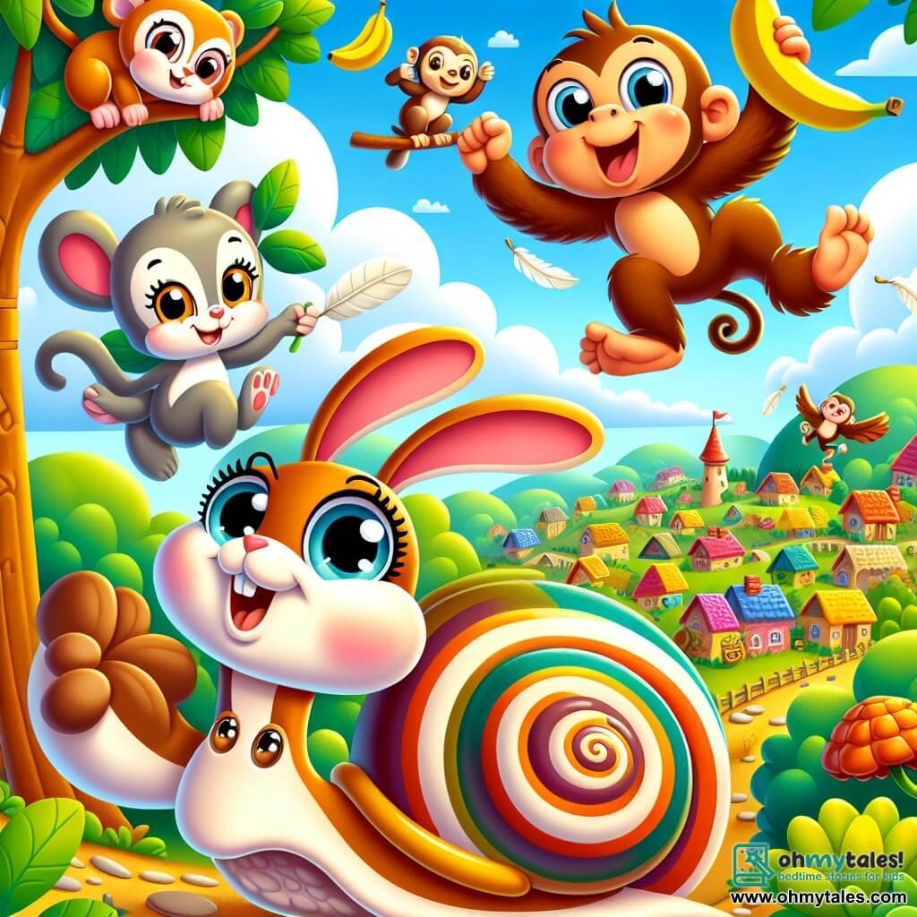 snail sam and the silly racing day | Funny story | 3-4 years old ...