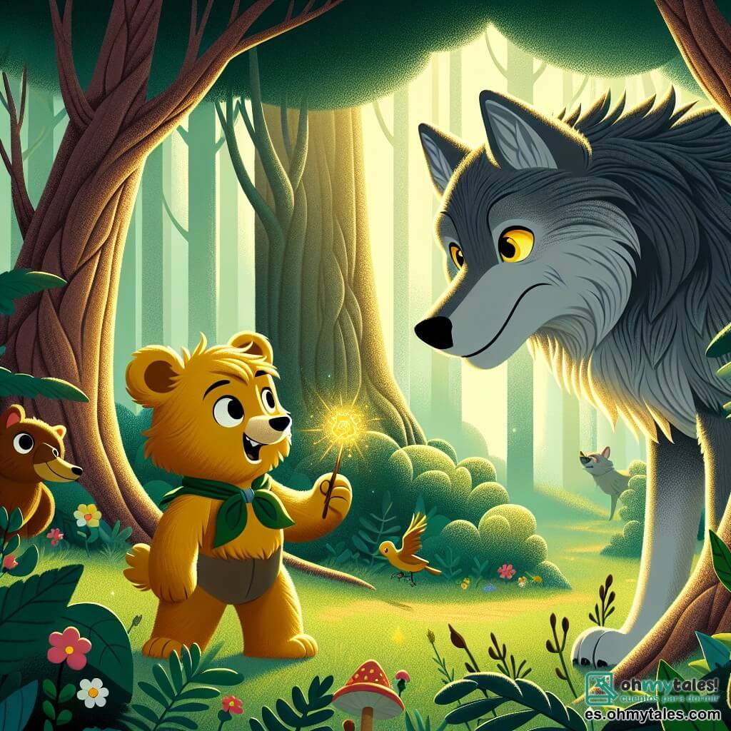 Bruno y Lupo: Amistad en el Bosque | Gran lobo malo | 5/6 años | Cuento ...