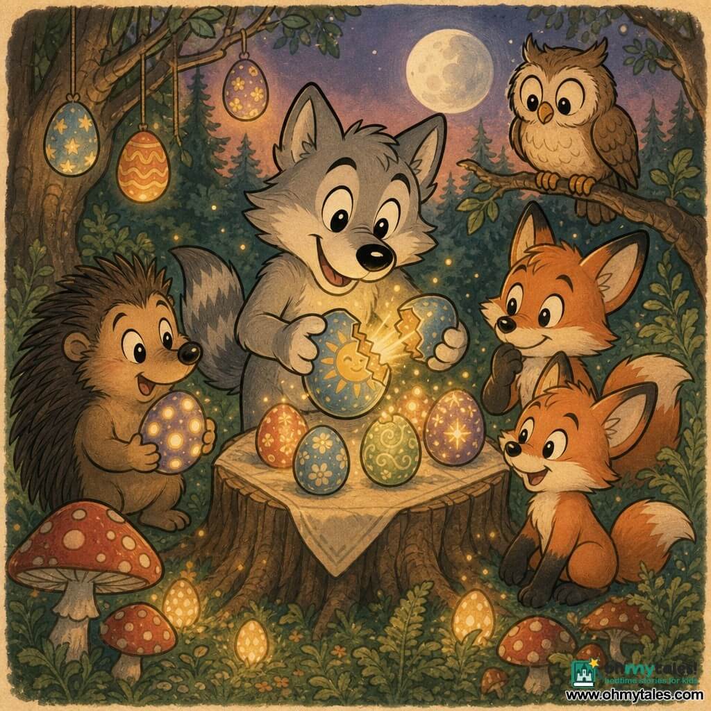 The Little Wolf and the Sharing Bell | Story about Easter | 9-10 years ...