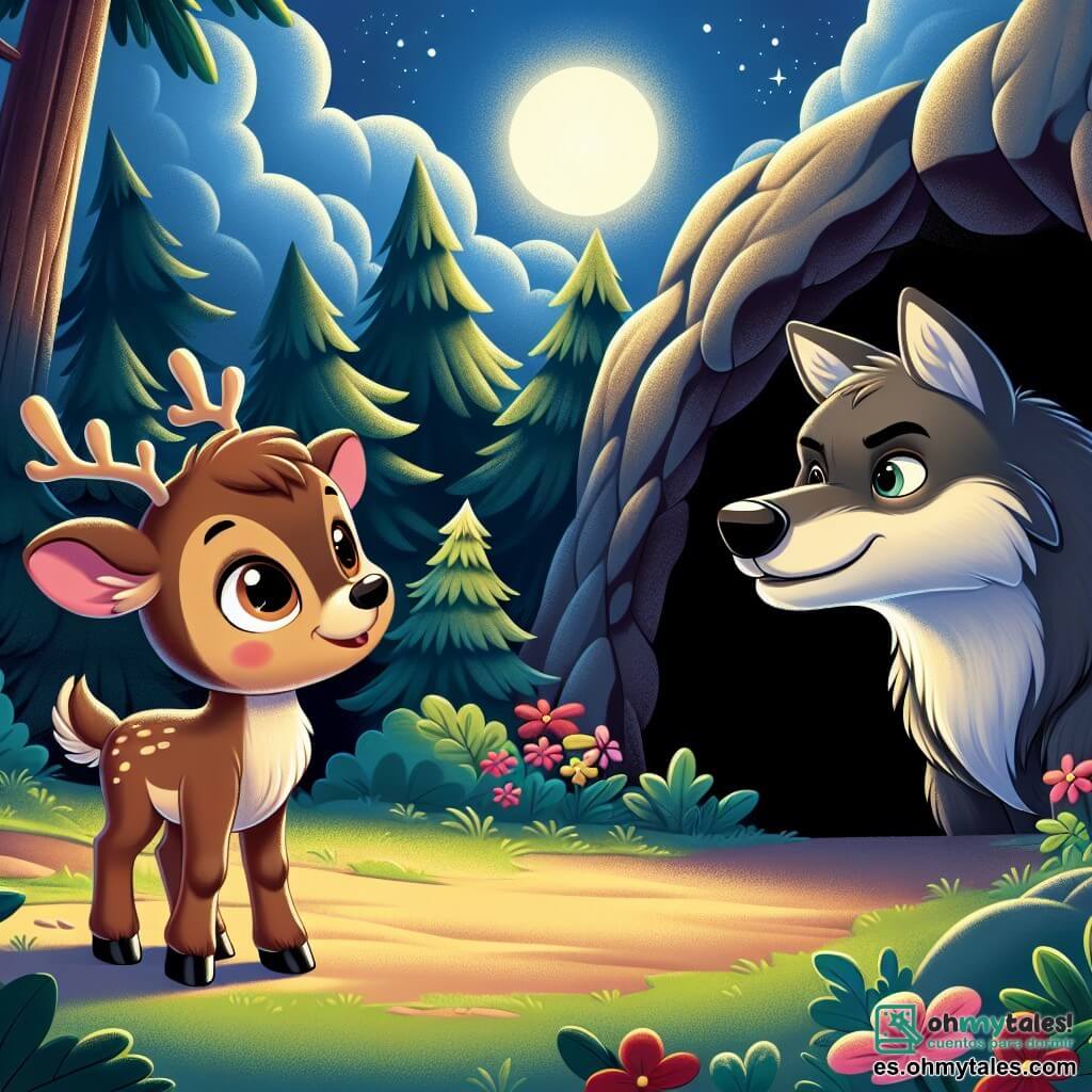 Reni y el Lobo Amigo | Cuento de animal | 5/6 años | Cuento tradicional