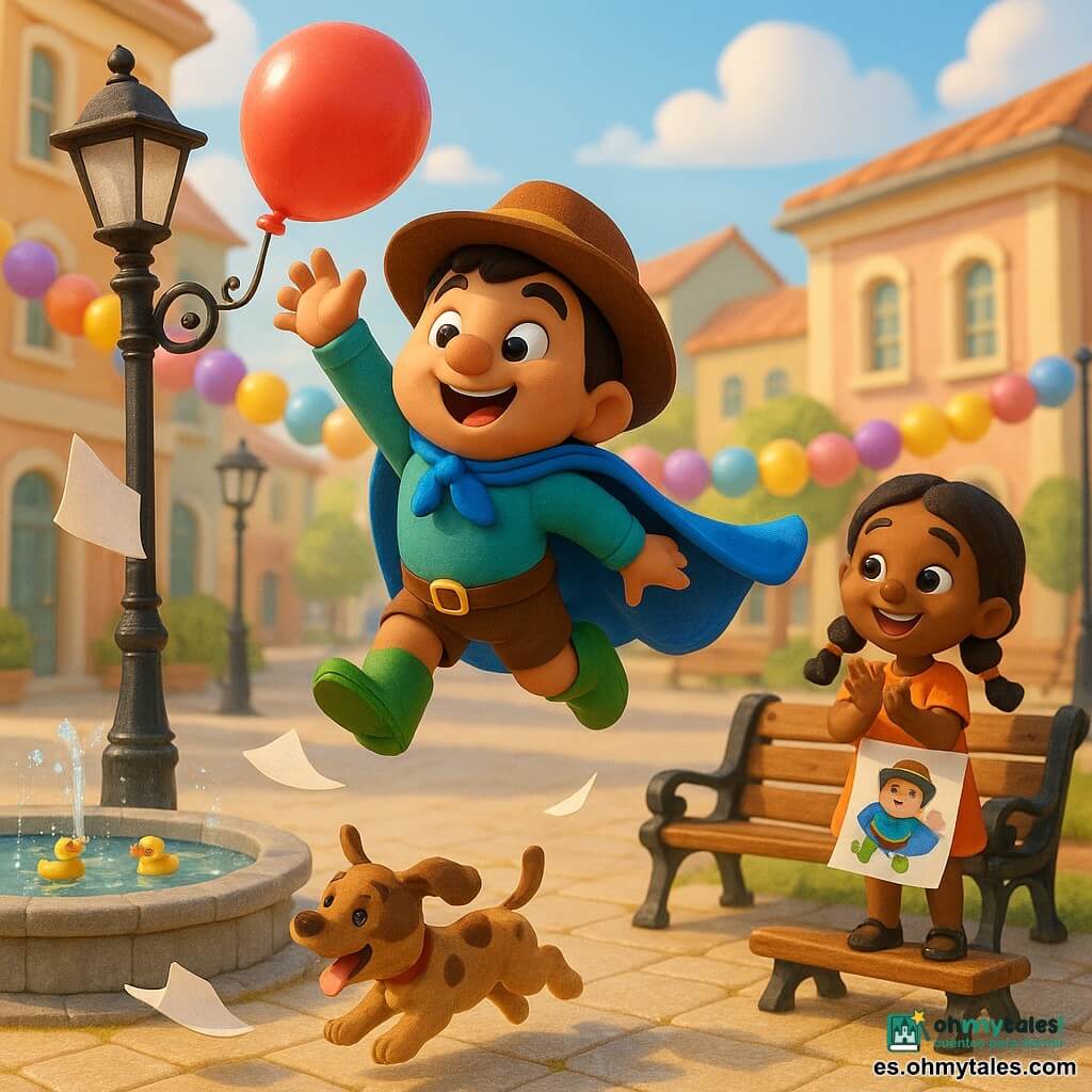 Lucho y los globos bailarines | Cuento de superhéroes cómico | 1/2 años ...