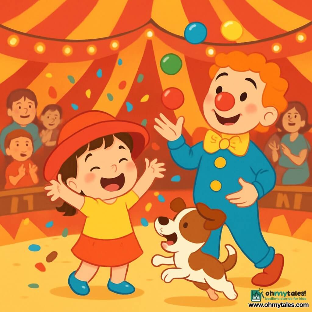 Mia's Bright Day at the Circus | Circus story | 1-2 years | Funny story