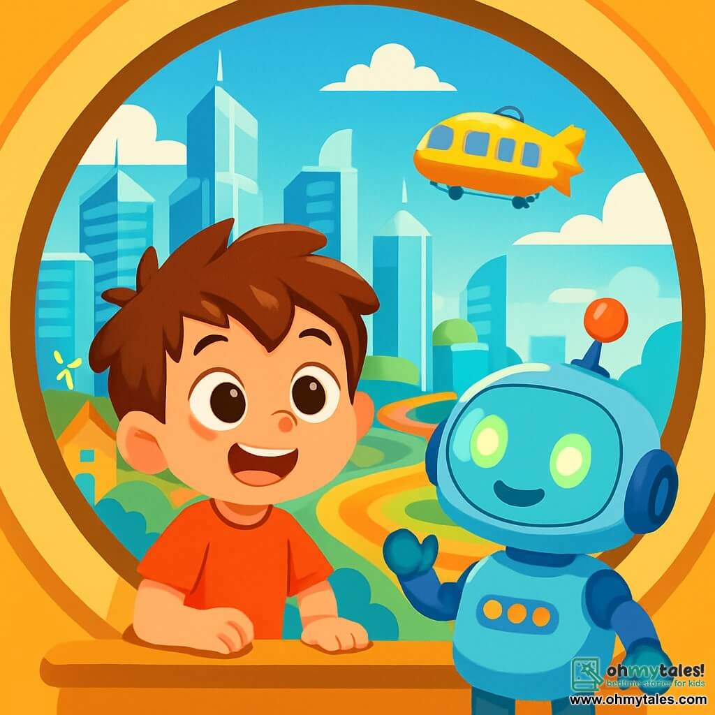 💬 Timmy and the Shiny Skytown | Story of a futuristic city | 3-4 years ...