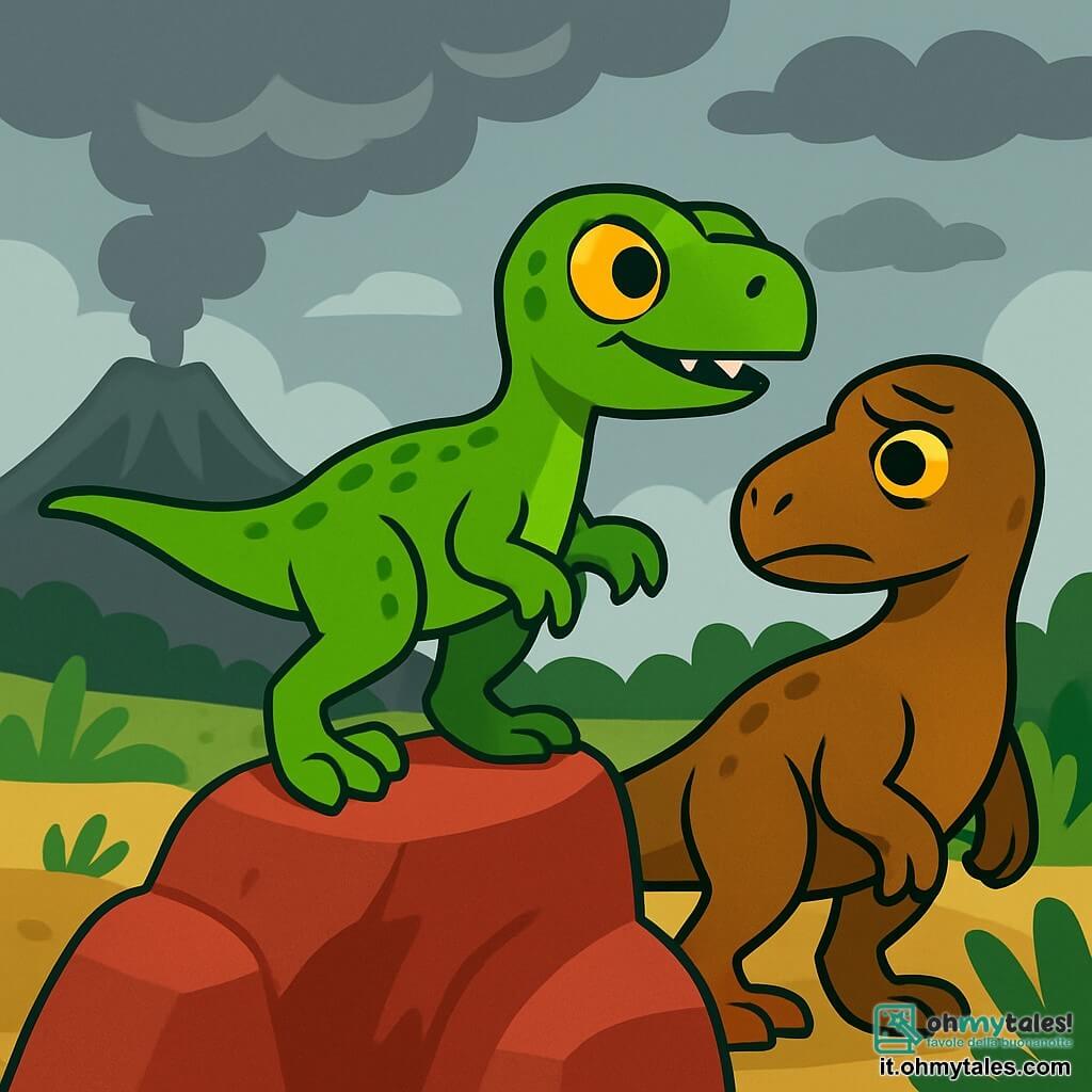 💬 Ricky il Vélociraptor e il Segreto del Vulcano | Storia di dinosauro ...