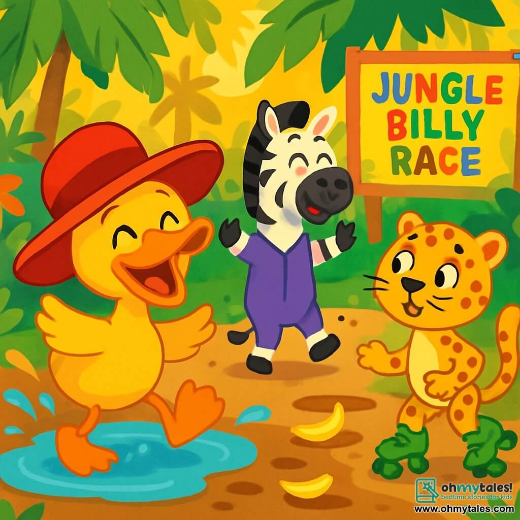 the jungle giggle race | Funny story with an animal | 3-4 years old ...