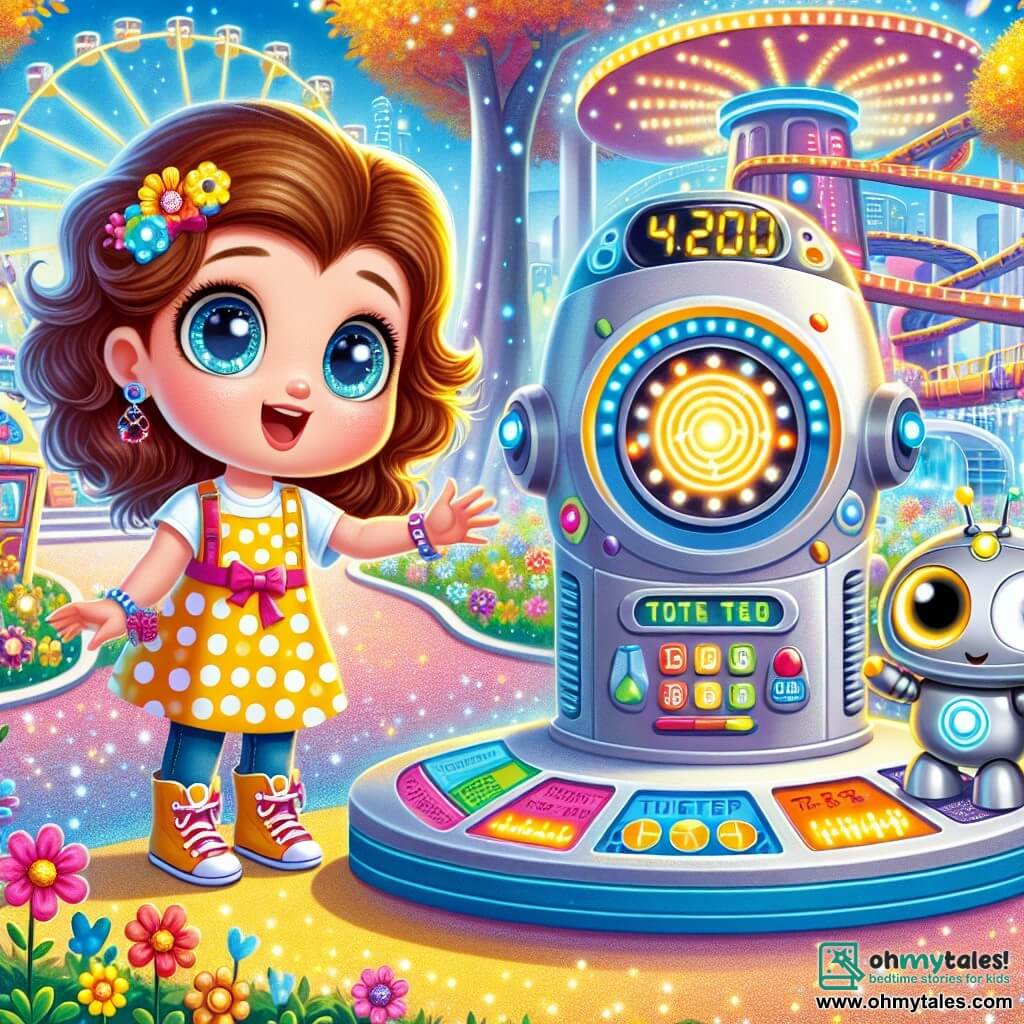💬 Mia and the Magical Time Machine | Time travel story | 3-4 years old ...