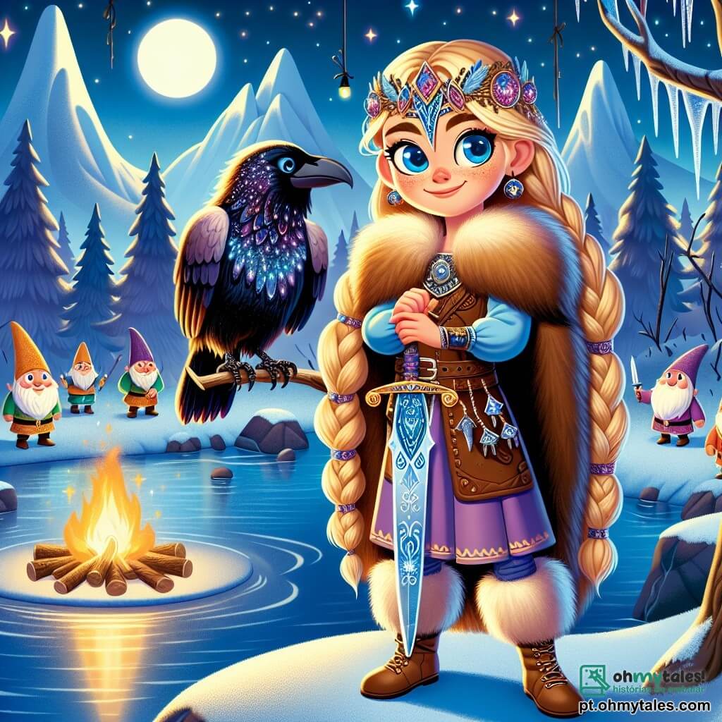 astrid e a espada de gelo | Fantasia histórica | 7 a 8 anos | História fantástica