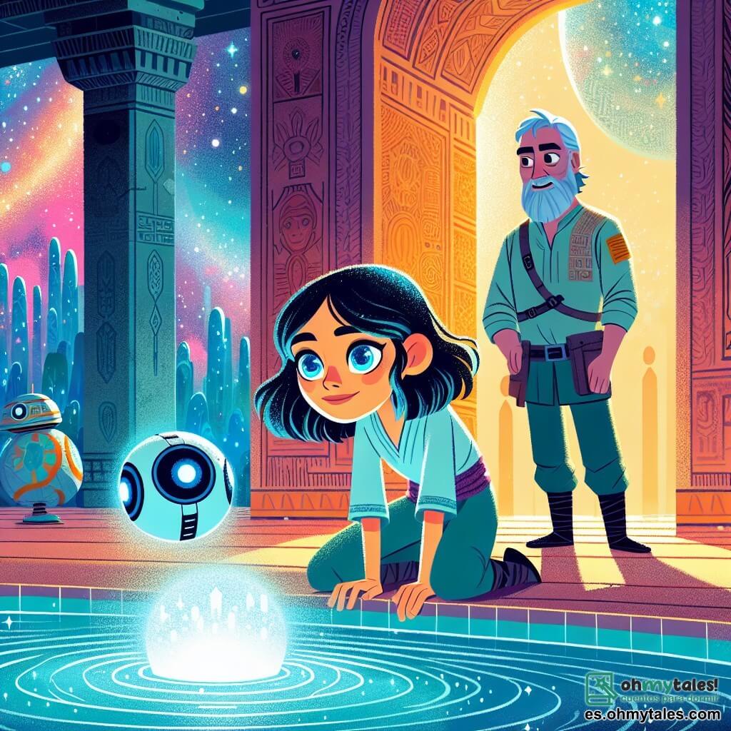 Lyra y el Orbe Estelar | fantasía espacial | 9/10 años | Cuento fantástico