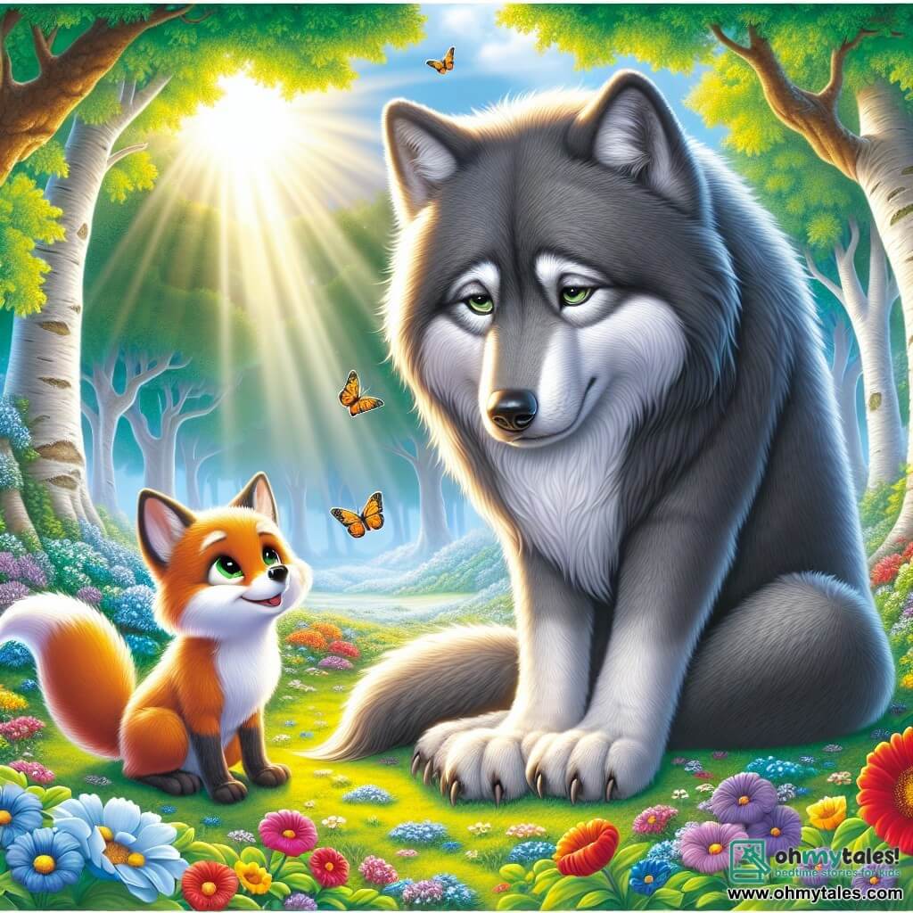 The Howl of Friendship | Big bad wolf | 3-4 years old | Tale