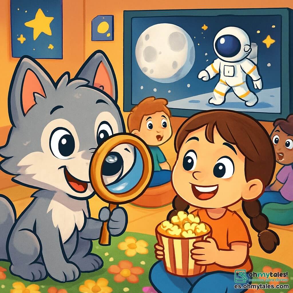 Lupo y la lupa mágica del alunizaje | Cuento de viaje en el tiempo | 7/ ...
