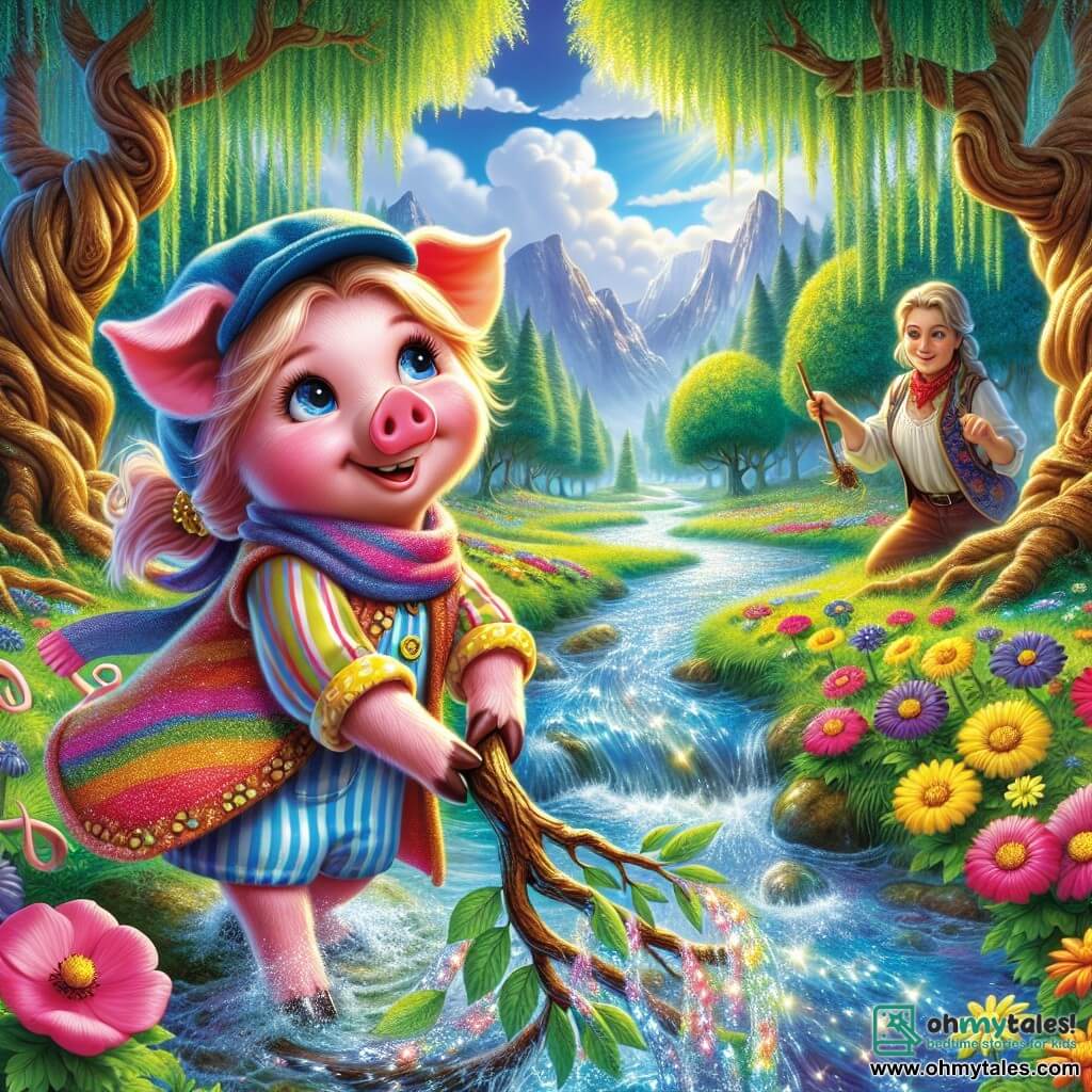 The three little pigs and the magic of the enchanted forest | Classic ...