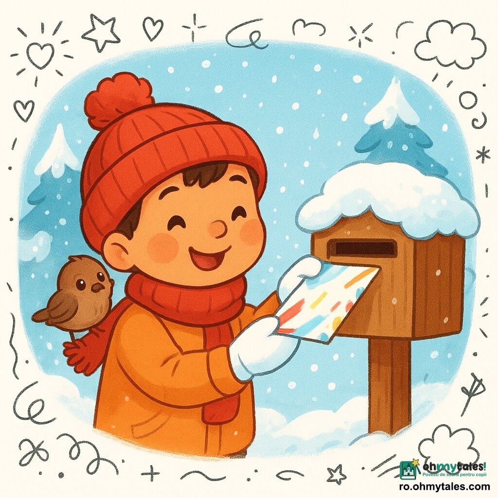 Scrisoarea de Crăciun a lui Andrei și Vrăbiuța Curajoasă | Povestea de Crăciun | 3/4 ani ...