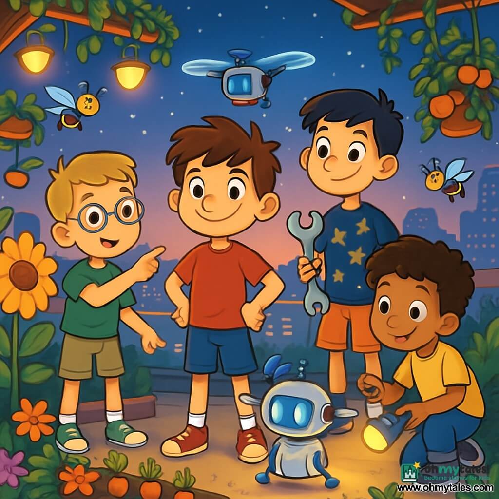 The rooftop garden explorers | Story of a futuristic city | 7-8 years ...