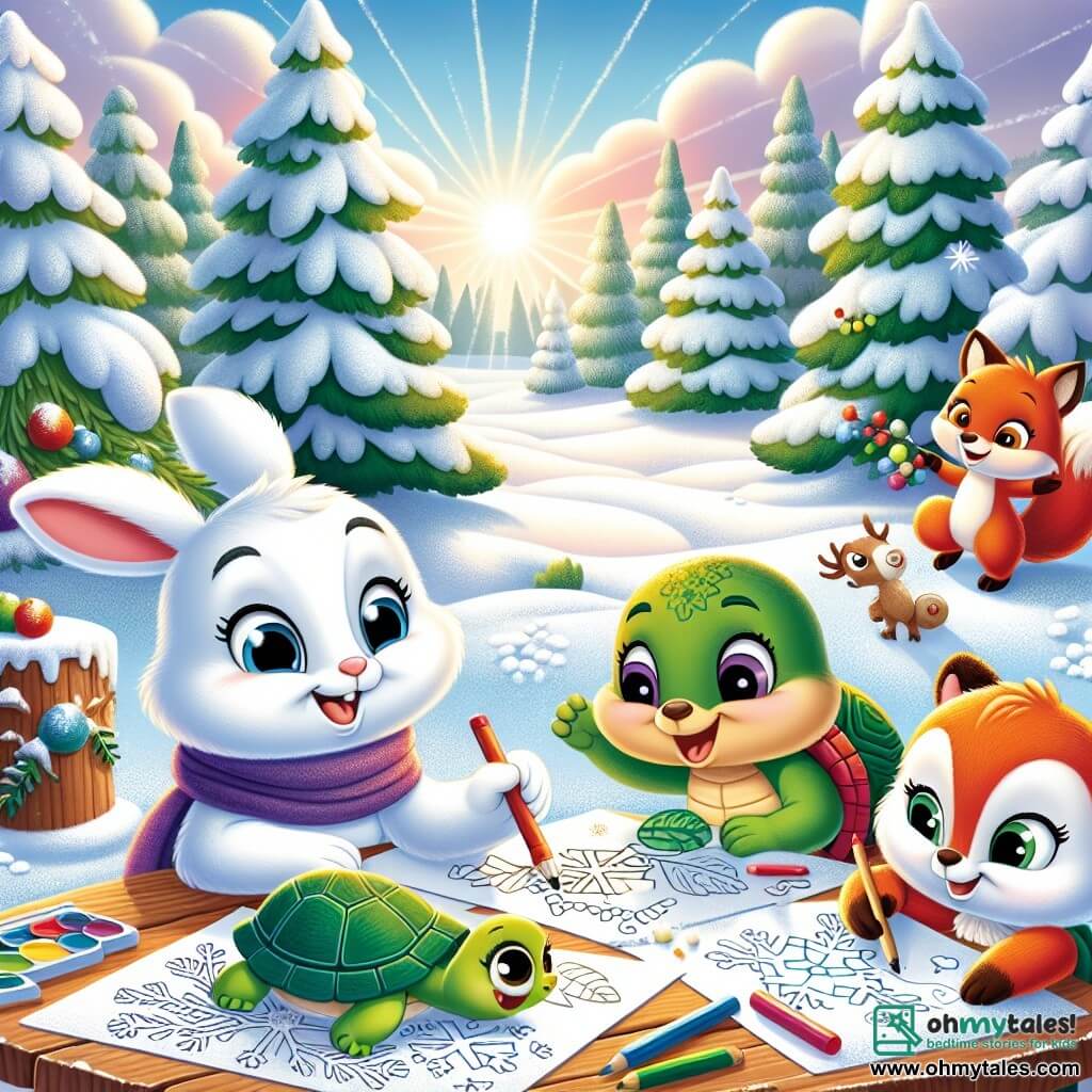 🎧 Winter Wonders: Benny's Art Adventure | Story about winter | 1-2 ...