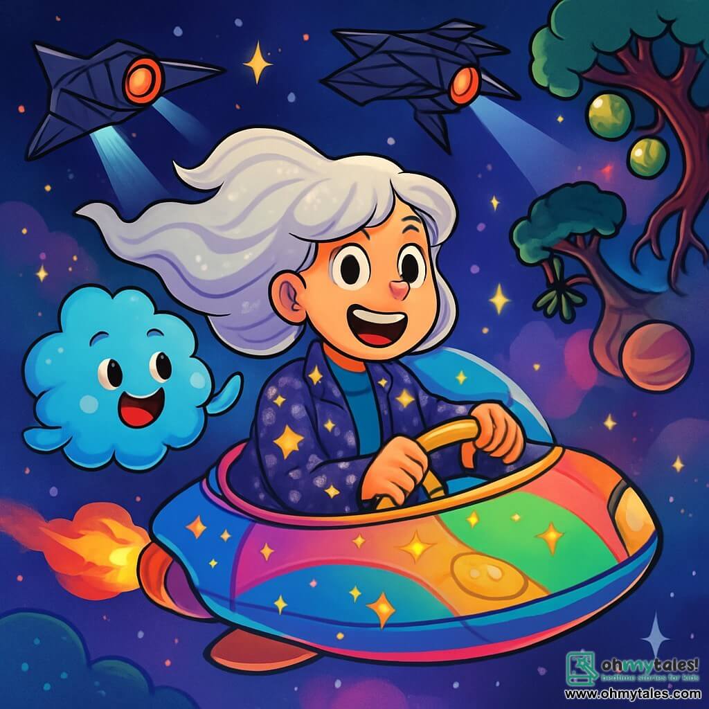 Captain Luna Starborn and the magic of the sparkle ship | Space fantasy ...