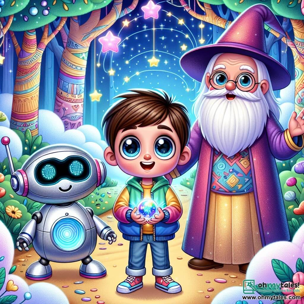 Milo's Magical Button | Science-fantasy | 5-6 years old | Fantastic story