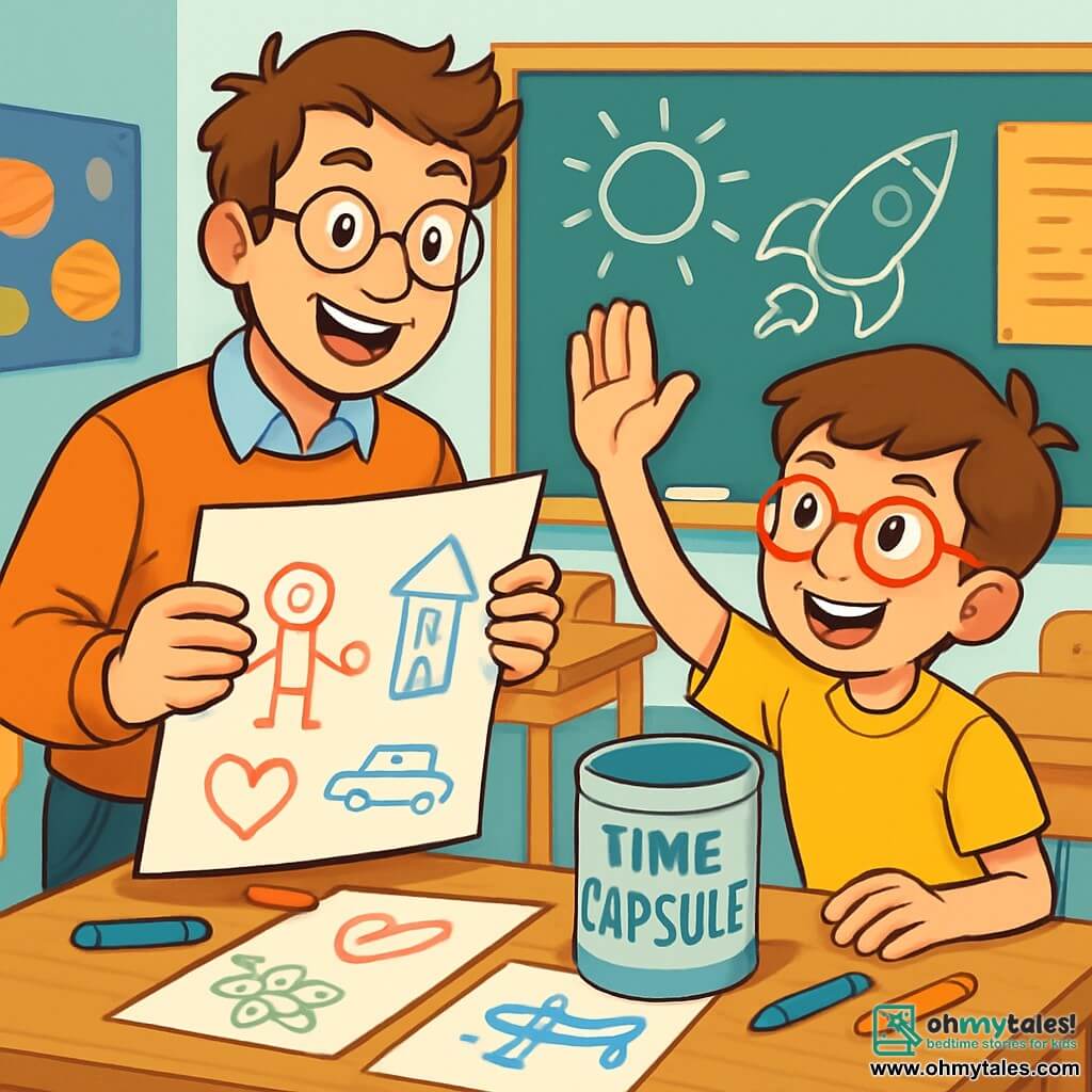 💬 Mr. Oliver and the Sparkling School Day | Story of a teacher | 9-10 ...
